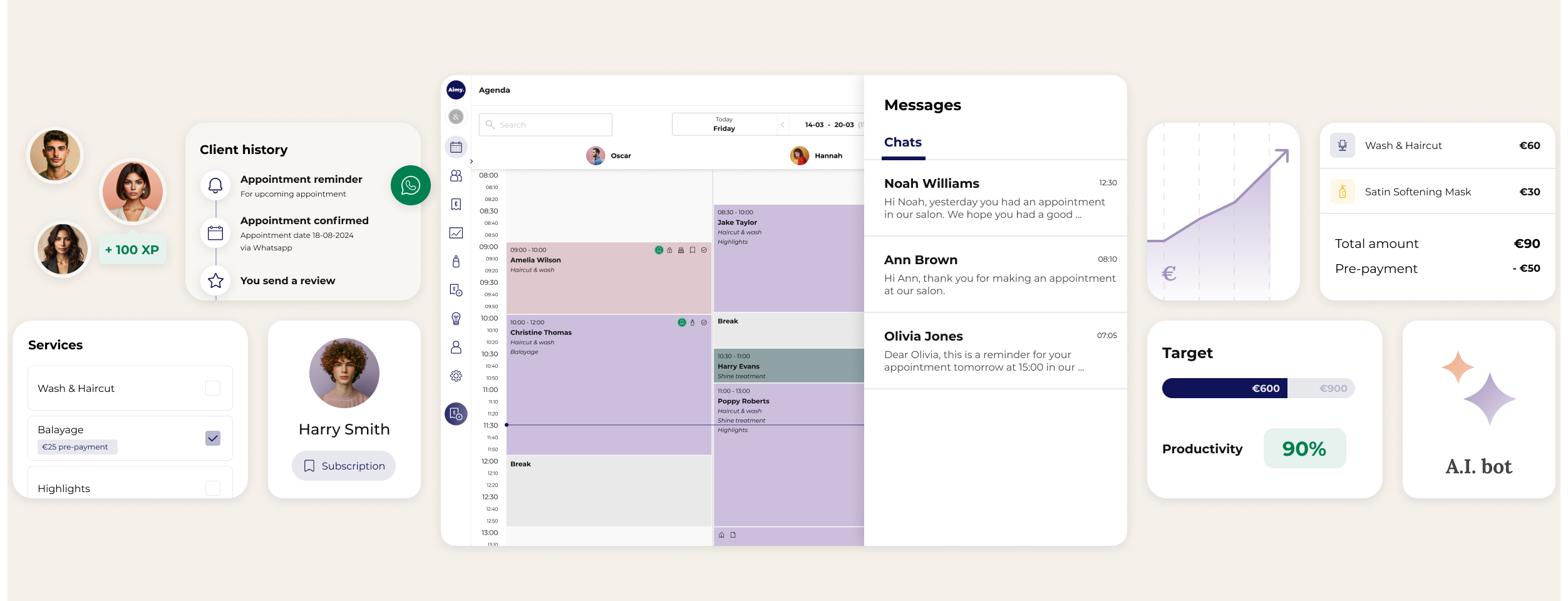 Aimy | All the tools to run your salon