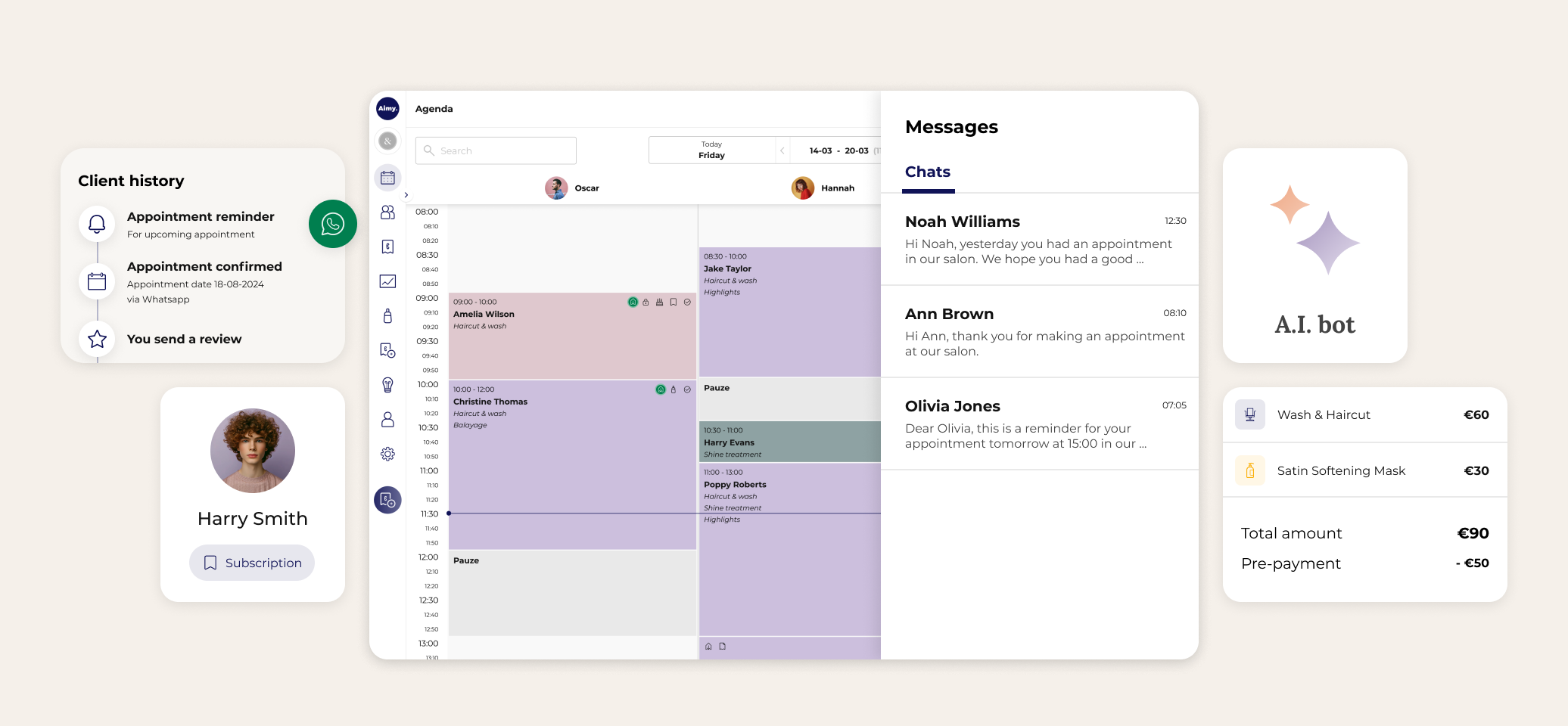 Aimy | All the tools to run your salon